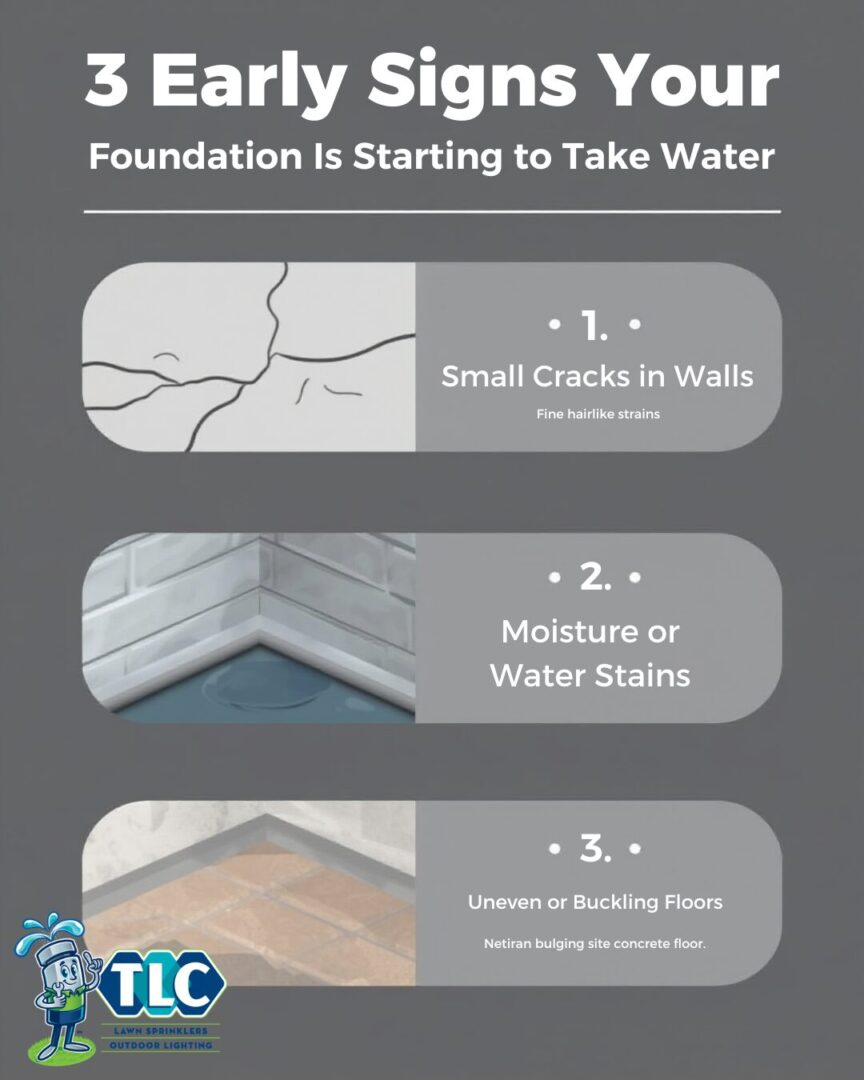 3 Early Signs Your Foundation Is Starting to Take Water - TLC Incorporated